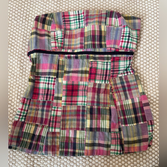 Molly B | Tops | Vintage Molly B Madras Preppy Strapless Top Size 2 ...